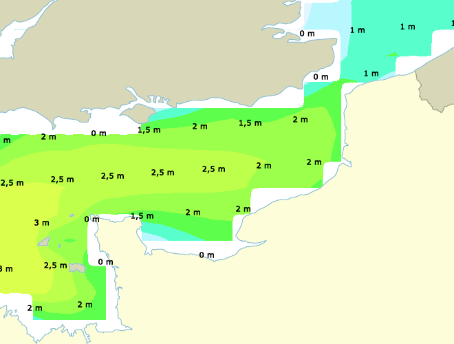 Prévisions des vagues en Antifer - meteorama.fr